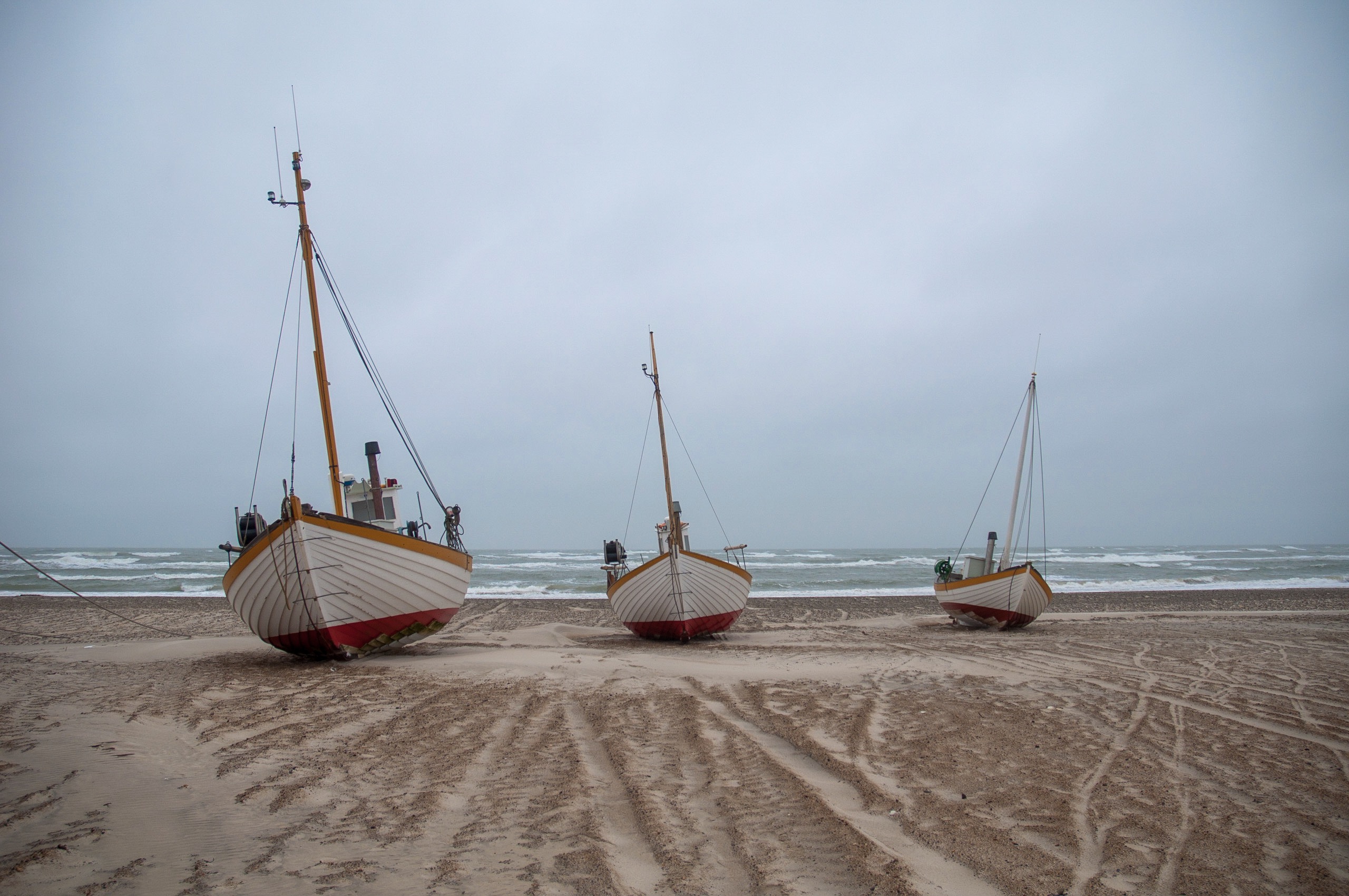 Kutter am Sletter Strand 1 - Lerg Lichtbilder